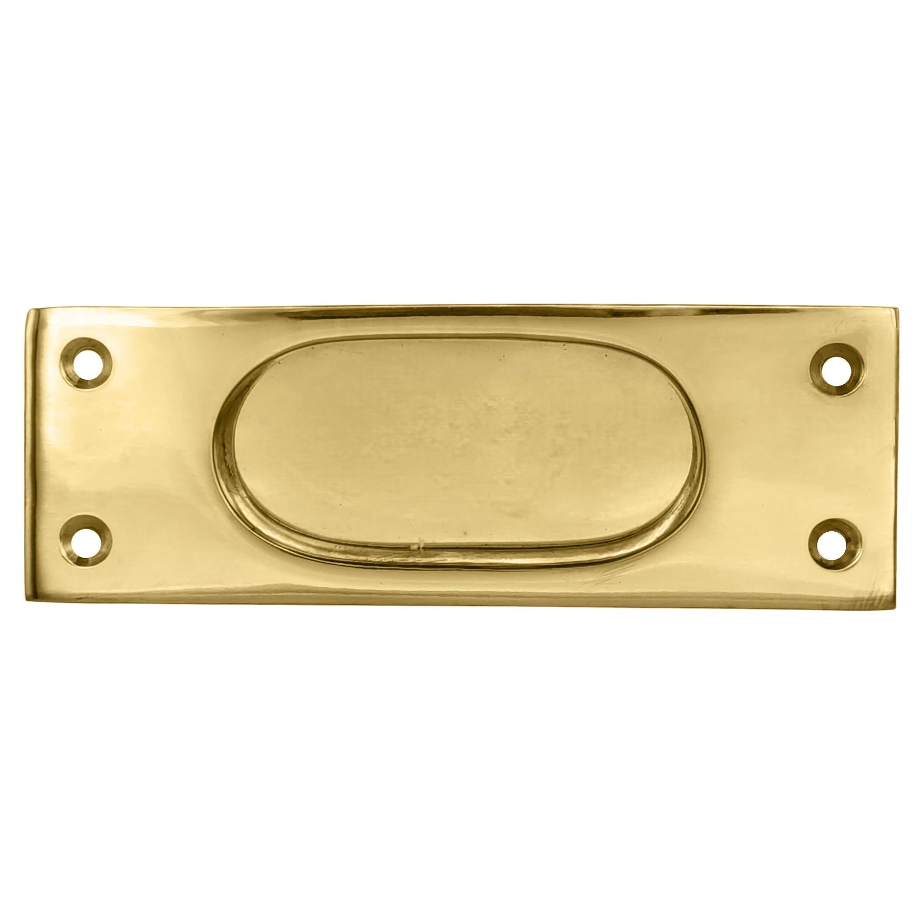 Traditional Style Rectangular Sash Pull (Several Finishes Available ...
